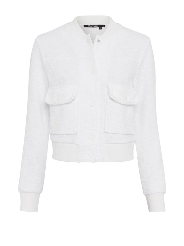 Marc Aurel Jersey Jacket White - Renee’s