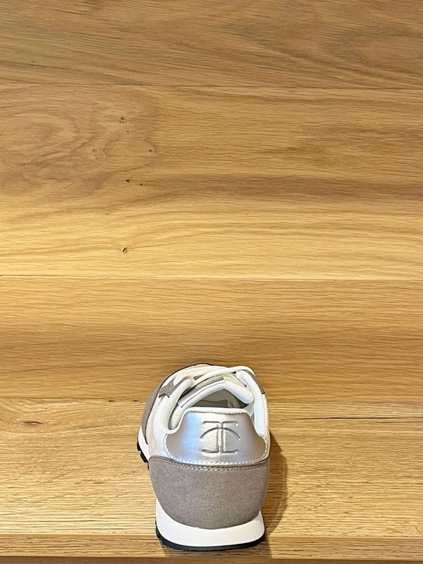 Candice Cooper Plume Trainers Grey & White - Renee’s