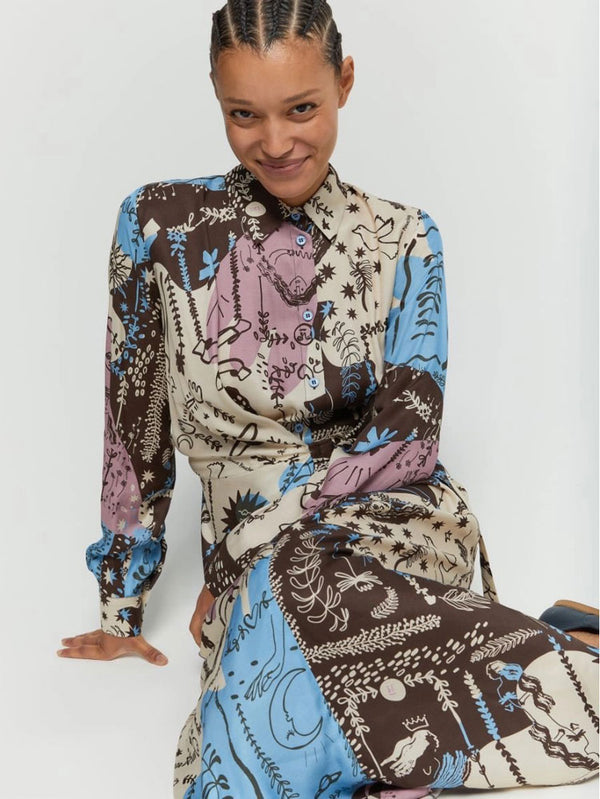 iBlues Magical Dress Cream Foulard - Renee’s