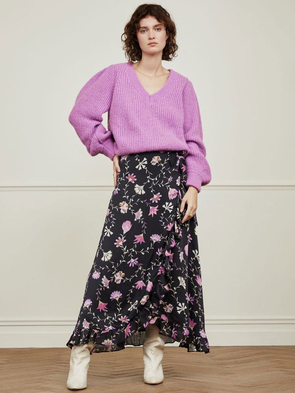 Fabienne Chapot Bobo Frill Cato Skirt Black - Renee’s